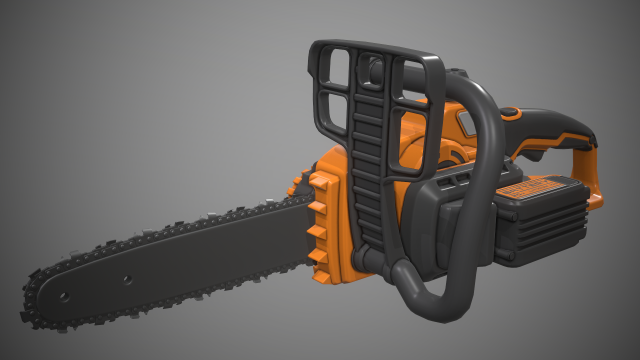 chainsaw 3D Model in Tools 3DExport