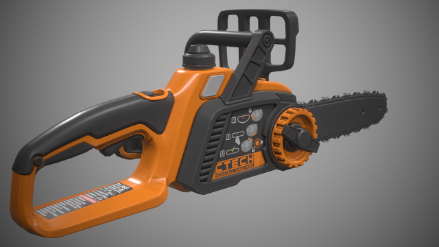 chainsaw 3D Model in Tools 3DExport