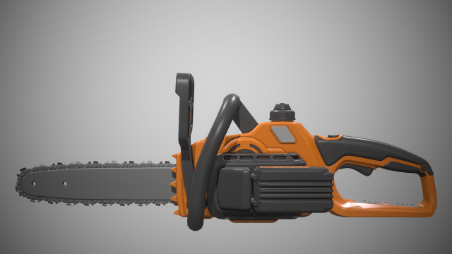 chainsaw 3D Model in Tools 3DExport