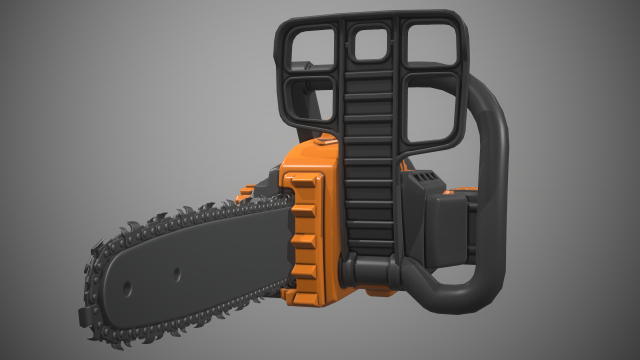 chainsaw 3D Model in Tools 3DExport