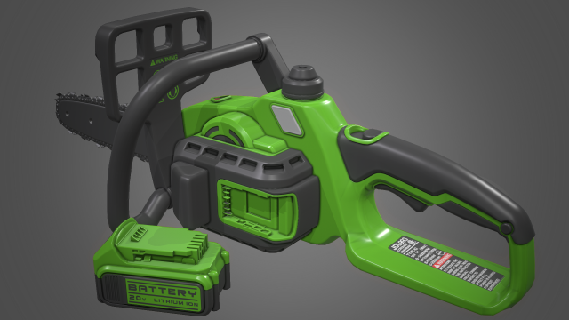 chainsaw 3D Model in Tools 3DExport