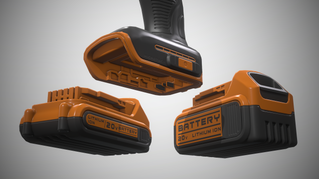 impact driver 3D Model in Tools 3DExport