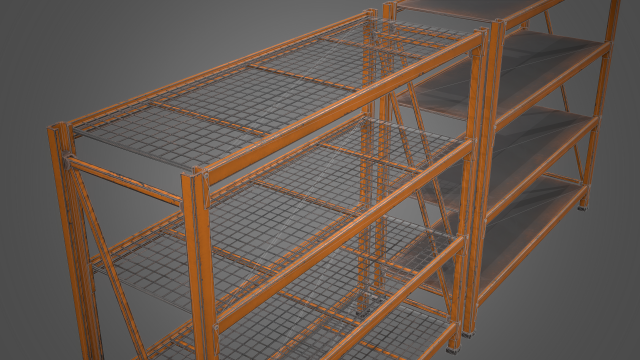 industrial shelf 3D Model in Tools 3DExport