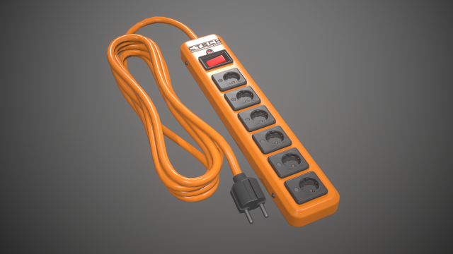 power strip 3D Model in Tools 3DExport