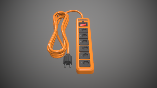 power strip 3D Model in Tools 3DExport