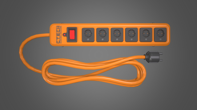 power strip 3D Model in Tools 3DExport