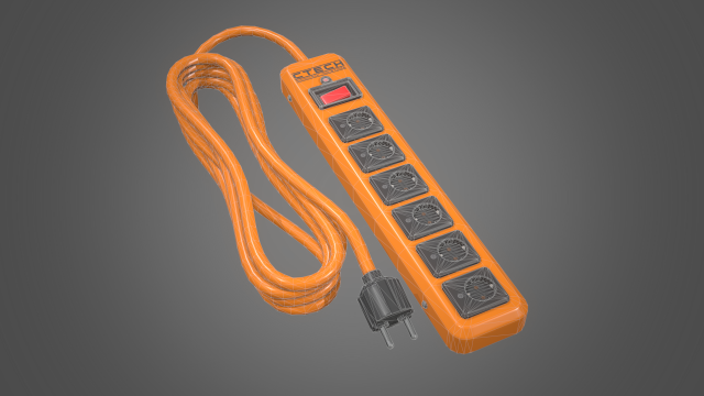 power strip 3D Model in Tools 3DExport
