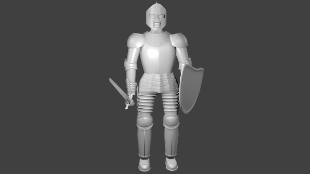 knight 3D Model in Man 3DExport