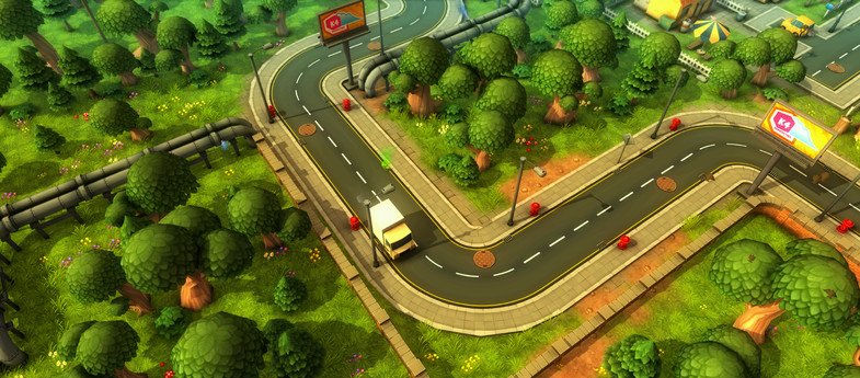 Cartoon Fantasy Land 3D Model in Environment 3DExport