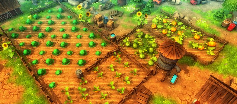 Cartoon Fantasy Land 3D Model in Environment 3DExport