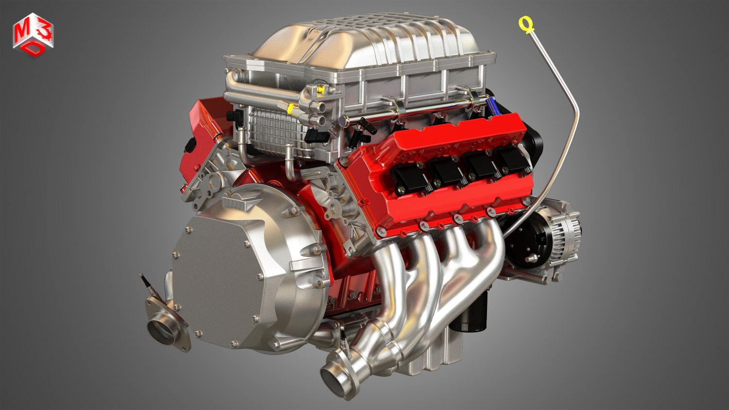 V8 Supercharged Engine