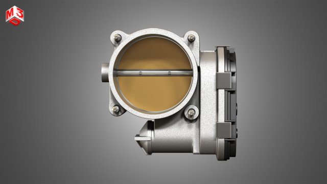 electronic throttle body 3D Model in Parts of auto 3DExport
