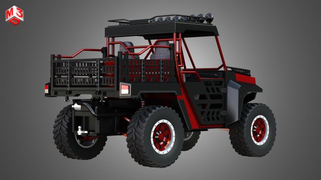 the beast 1000 vehicle 3D Model in Compact Cars 3DExport