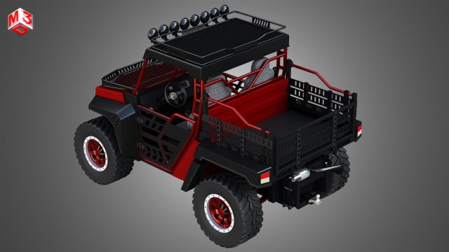 the beast 1000 vehicle 3D Model in Compact Cars 3DExport