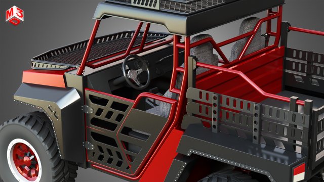 the beast 1000 vehicle 3D Model in Compact Cars 3DExport