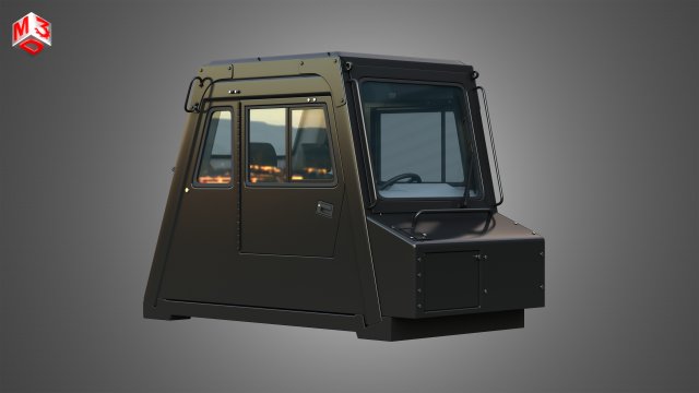 Driving Cabin - 785D Off-Highway Mining Truck 3D Model in Parts 3DExport
