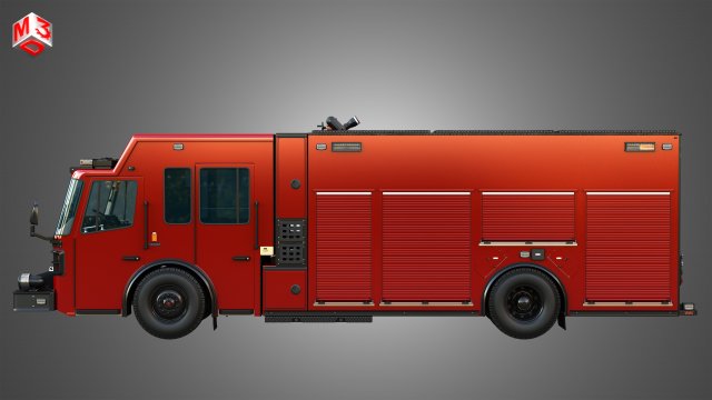 Ferrara Fire Apparatus - MVP Rescue Pumper 3D Model in Truck 3DExport