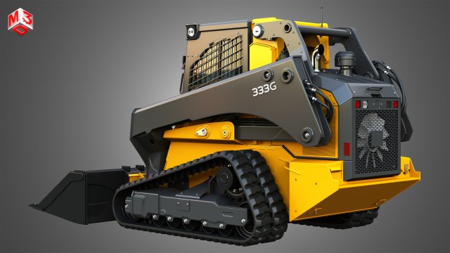 333G Compact Track Loader - Bucket 3D Model in Heavy Equipment 3DExport