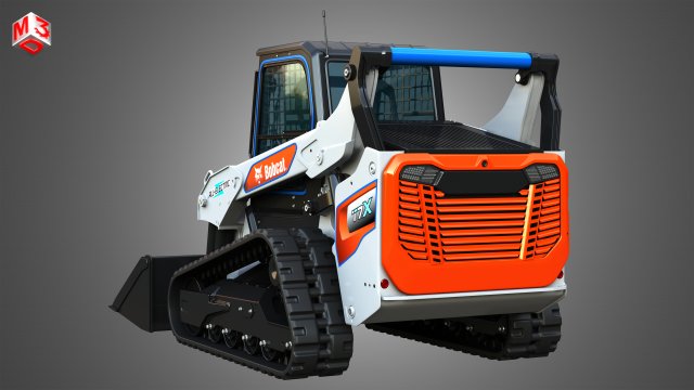 T7X All Electric Compact Track Loader - Bucket 3D Model in Heavy ...