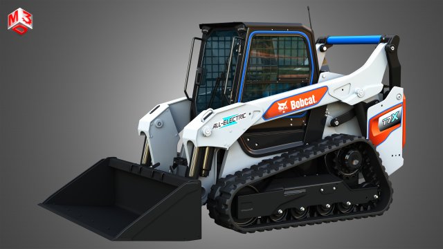 T7X All Electric Compact Track Loader - Bucket 3D Model in Heavy ...