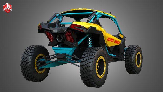 Can-Am Maverick X3 - 2 Doors 3D Model in Sport Cars 3DExport