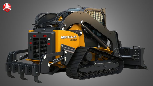 DL550 Minotaur Compact Dozer Loader 3D Model in Heavy Equipment 3DExport
