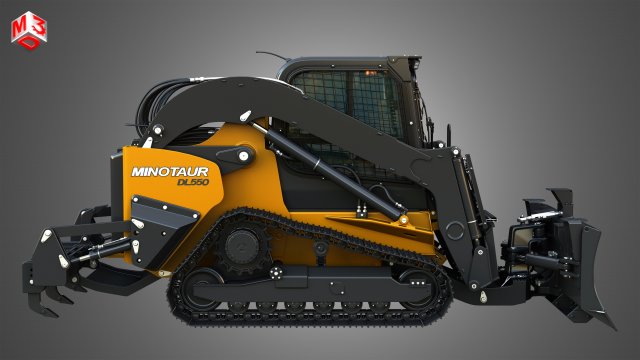 DL550 Minotaur Compact Dozer Loader 3D Model in Heavy Equipment 3DExport