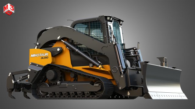 DL550 Minotaur Compact Dozer Loader 3D Model in Heavy Equipment 3DExport