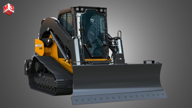 DL550 Minotaur Compact Dozer Loader 3D Model in Heavy Equipment 3DExport