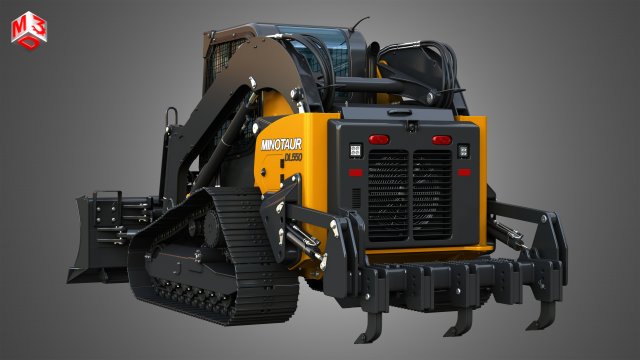 DL550 Minotaur Compact Dozer Loader 3D Model in Heavy Equipment 3DExport