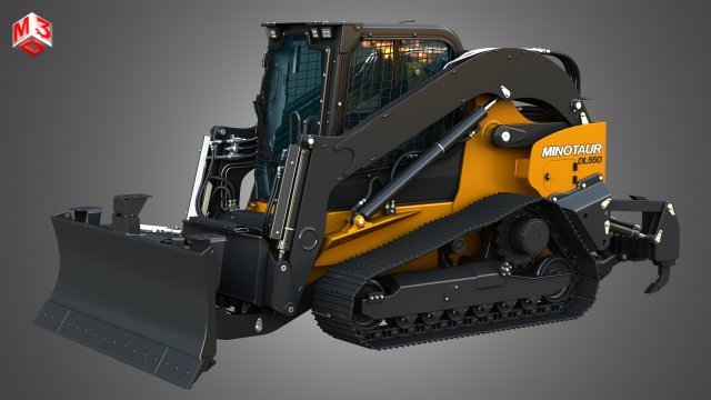 DL550 Minotaur Compact Dozer Loader 3D Model in Heavy Equipment 3DExport