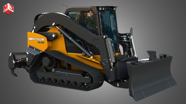 DL550 Minotaur Compact Dozer Loader 3D Model in Heavy Equipment 3DExport