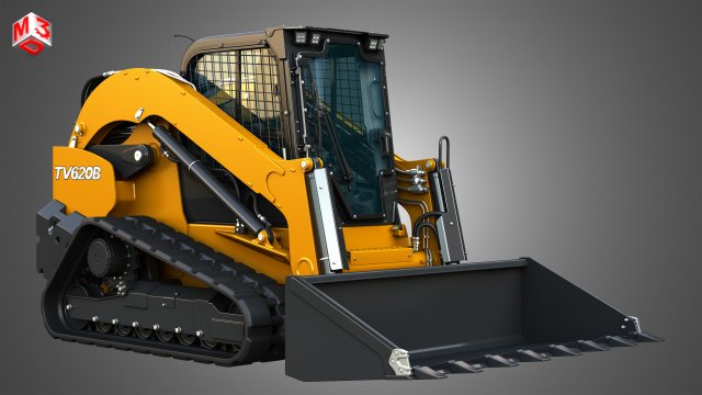 TV620B Compact Track Loader - Bucket 3D Model in Heavy Equipment 3DExport