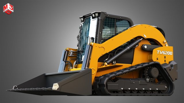 TV620B Compact Track Loader - Bucket 3D Model in Heavy Equipment 3DExport