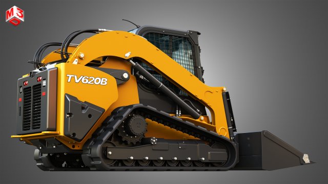 TV620B Compact Track Loader - Bucket 3D Model in Heavy Equipment 3DExport