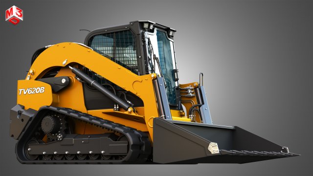 TV620B Compact Track Loader - Bucket 3D Model in Heavy Equipment 3DExport