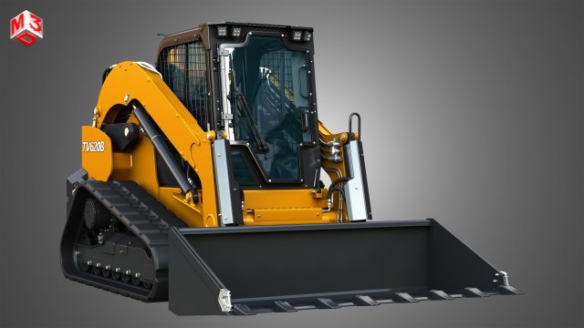 TV620B Compact Track Loader - Bucket 3D Model in Heavy Equipment 3DExport