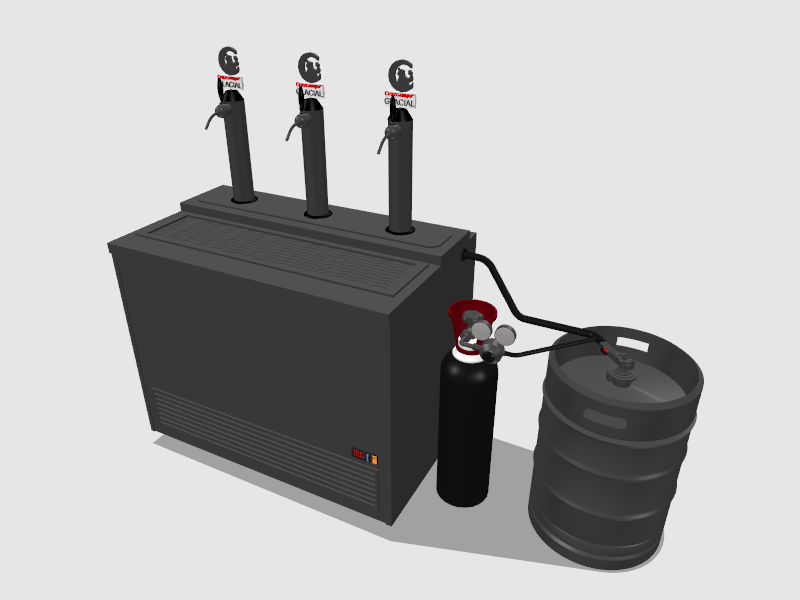 beer cooler 3D Models in Machines 3DExport