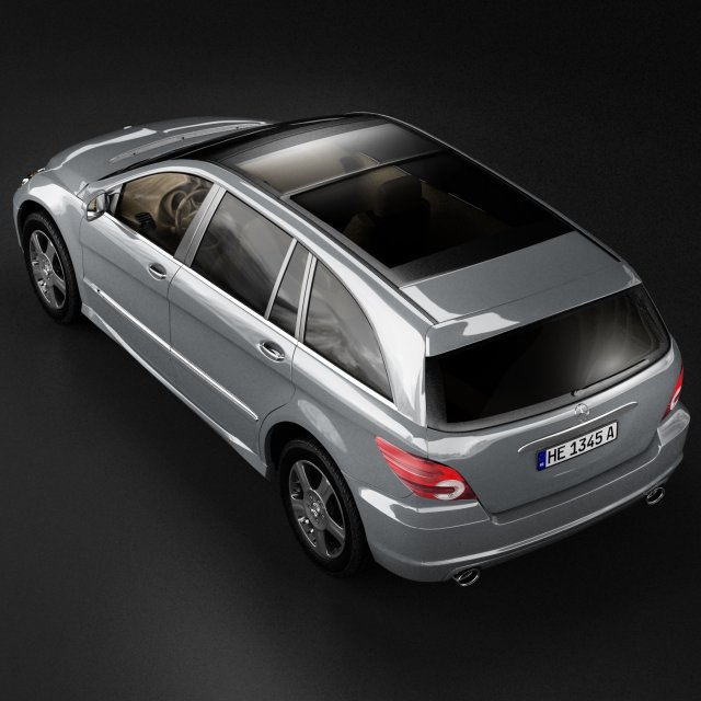 mercedes r class 3D Model in Sedan 3DExport
