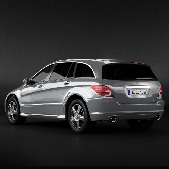 mercedes r class 3D Model in Sedan 3DExport