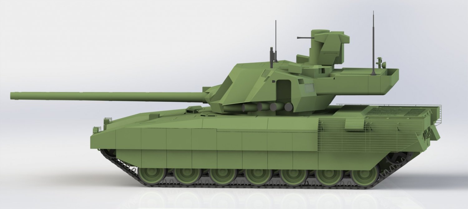 T 14 Armata 3D Model in Tank 3DExport
