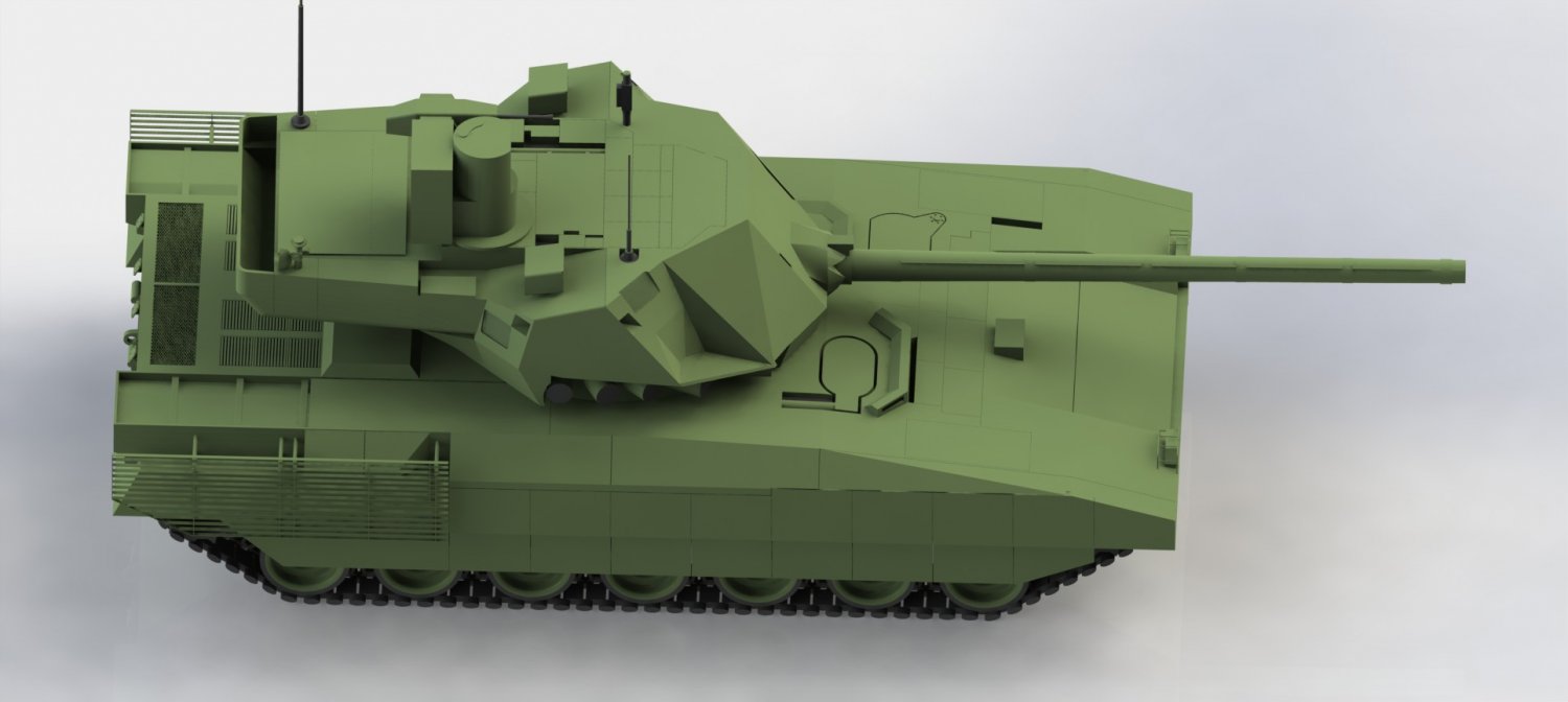 T 14 Armata 3D Model in Tank 3DExport