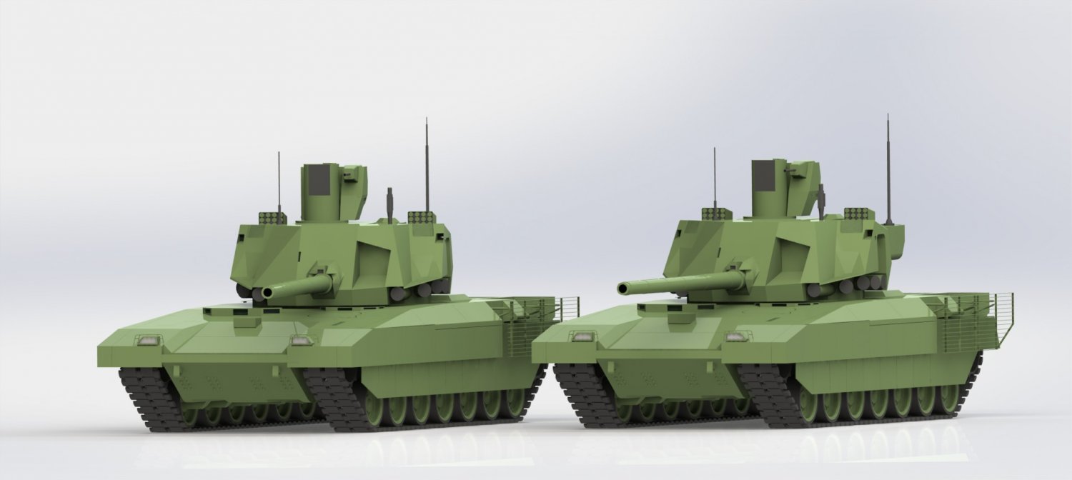 T 14 Armata 3D Model in Tank 3DExport