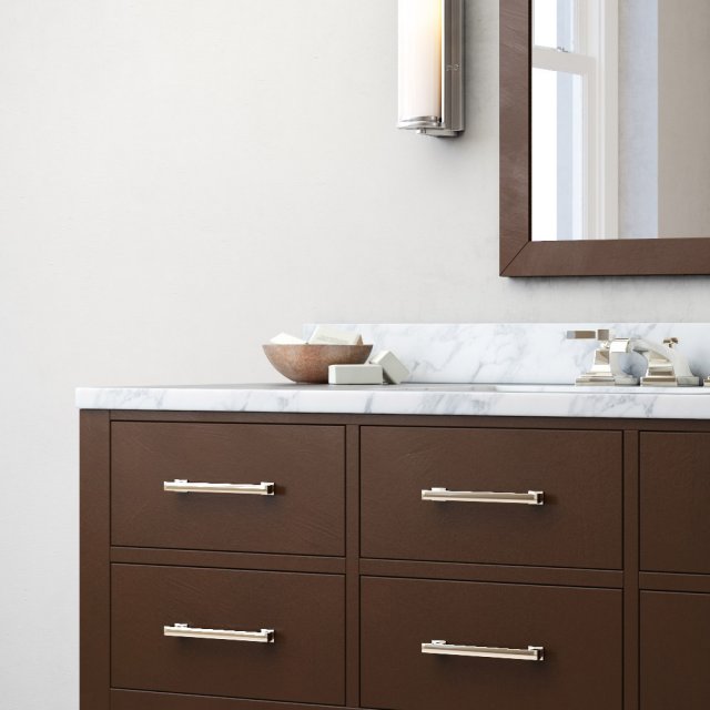 hutton single extra-wide floating vanity 3D Model in Bathroom 3DExport