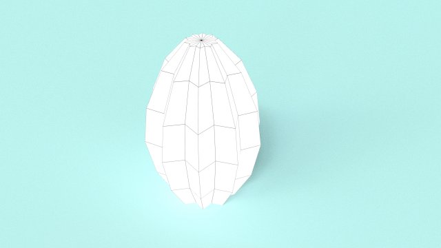 low poly oasis 3D Model in Environment 3DExport