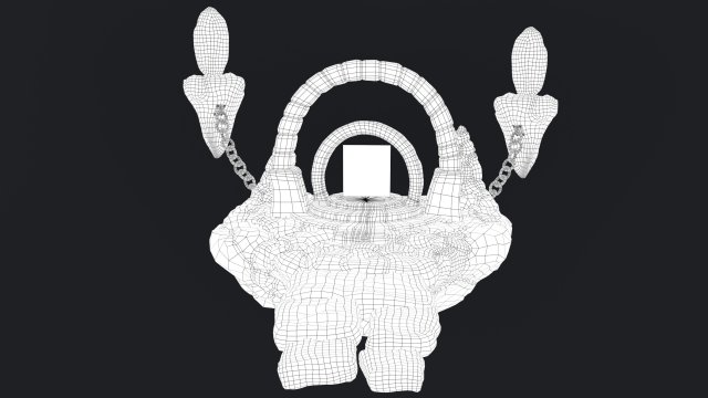 stylized altar 3D Model in Fantasy 3DExport