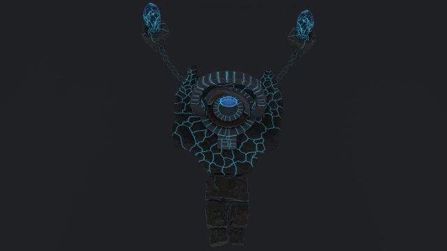 stylized altar 3D Model in Fantasy 3DExport
