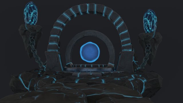 stylized altar 3D Model in Fantasy 3DExport