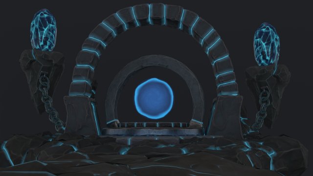 stylized altar 3D Model in Fantasy 3DExport