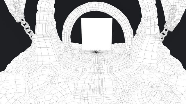 stylized altar 3D Model in Fantasy 3DExport